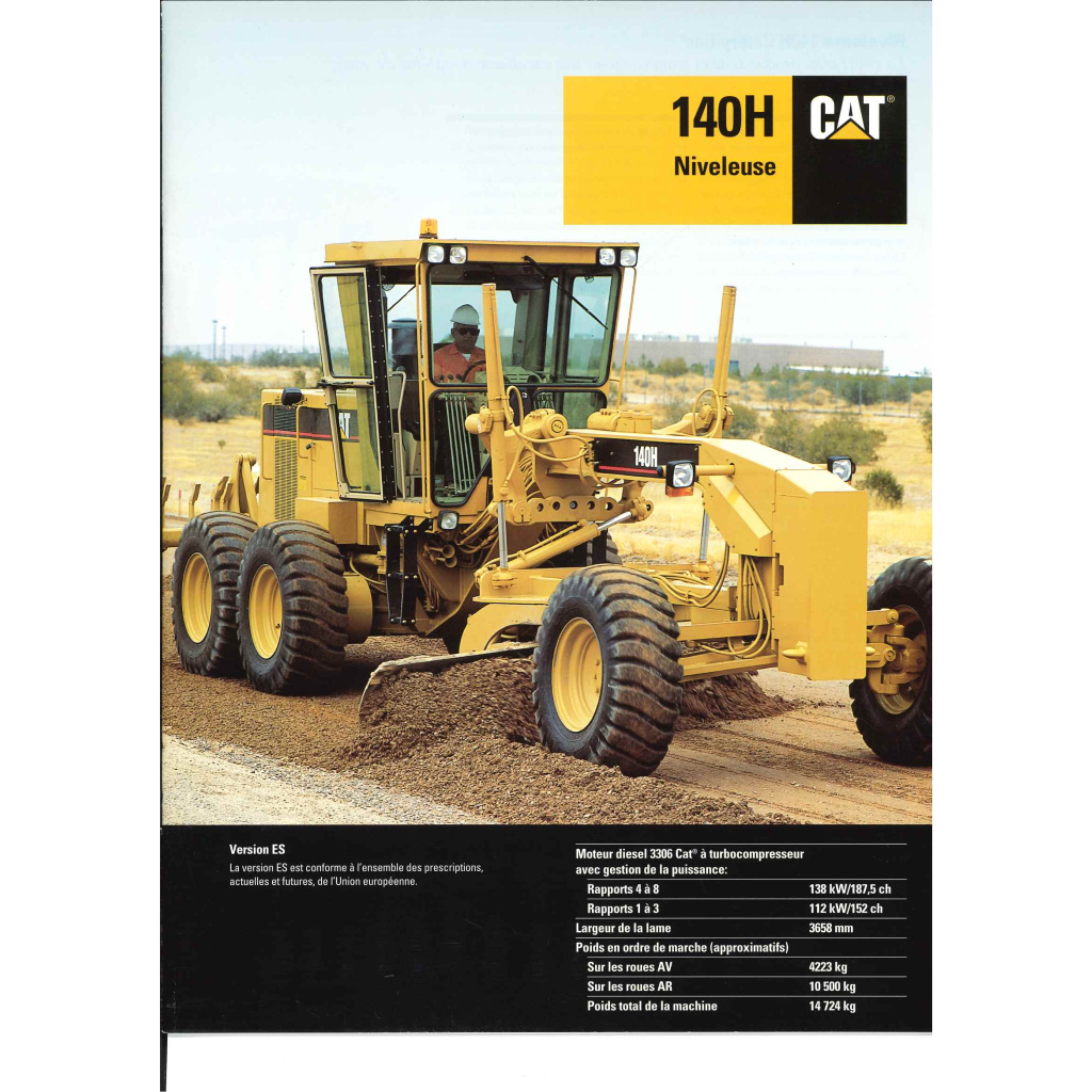 23-0427 Brochure Caterpillar 140H - MANUDOC
