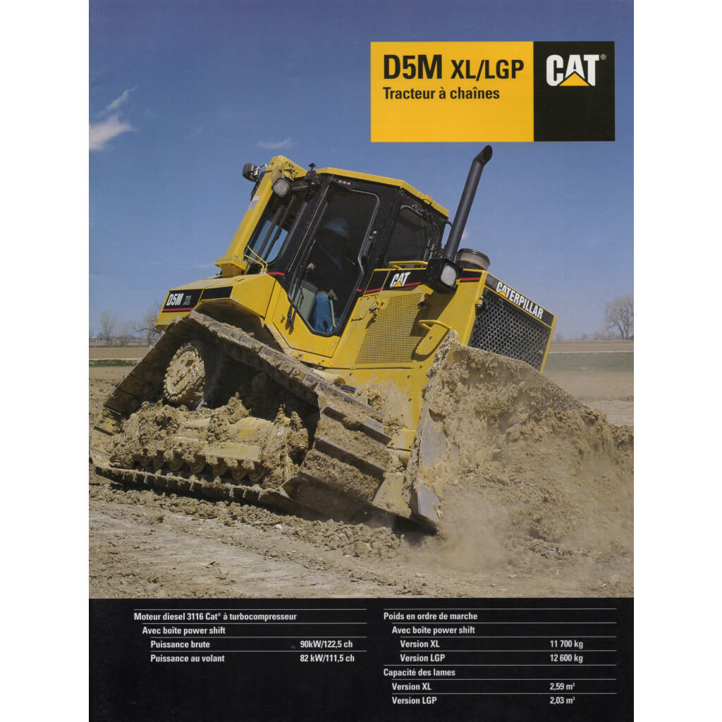 25-0405 Caterpillar D5M XL/LGP - MANUDOC