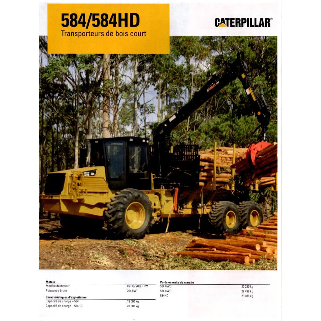 25-0692 Caterpillar 584/584HD - MANUDOC