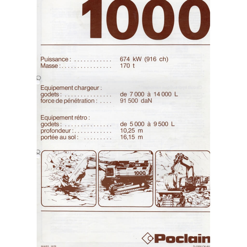 25-0819 Poclain 1000 - MANUDOC
