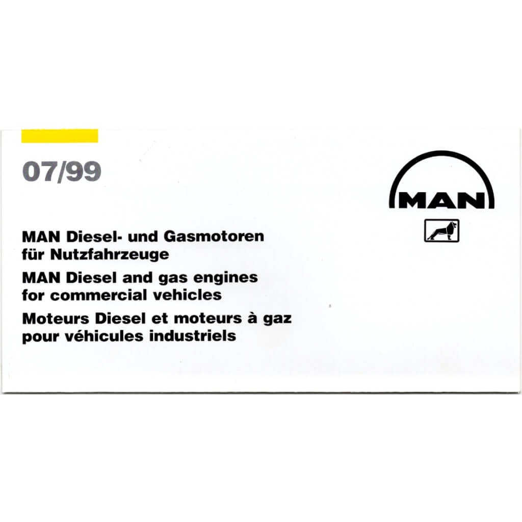 25-0838 MAN diesel and gas engines for commercial vehicles - MANUDOC