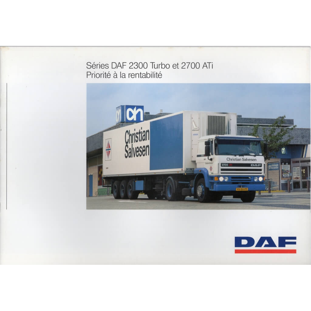 25-1059 DAF 2300 Turbo / 2700 ATI - MANUDOC