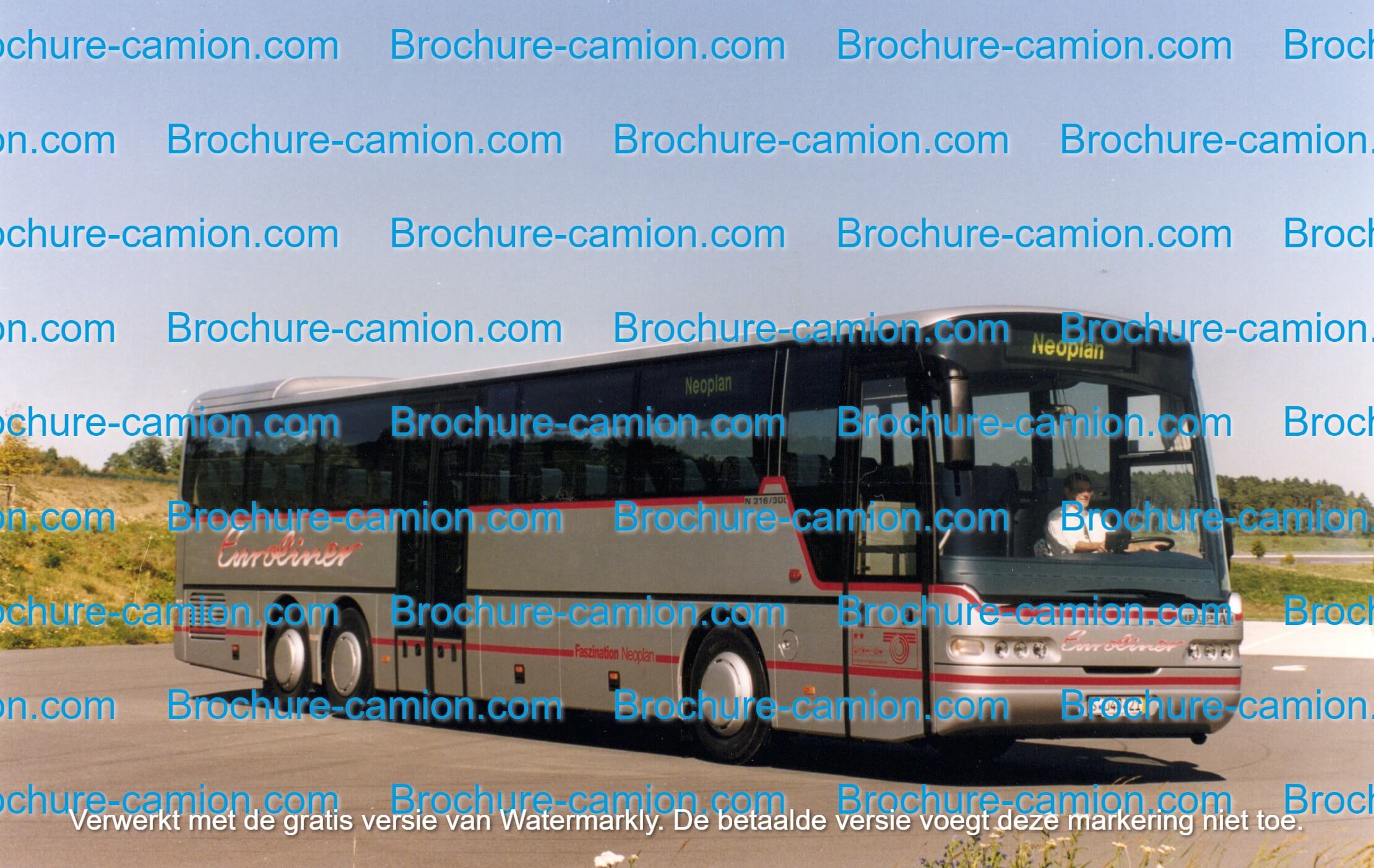 P110 press photo Neoplan Euroliner N 316/3 ÜL - MANUDOC