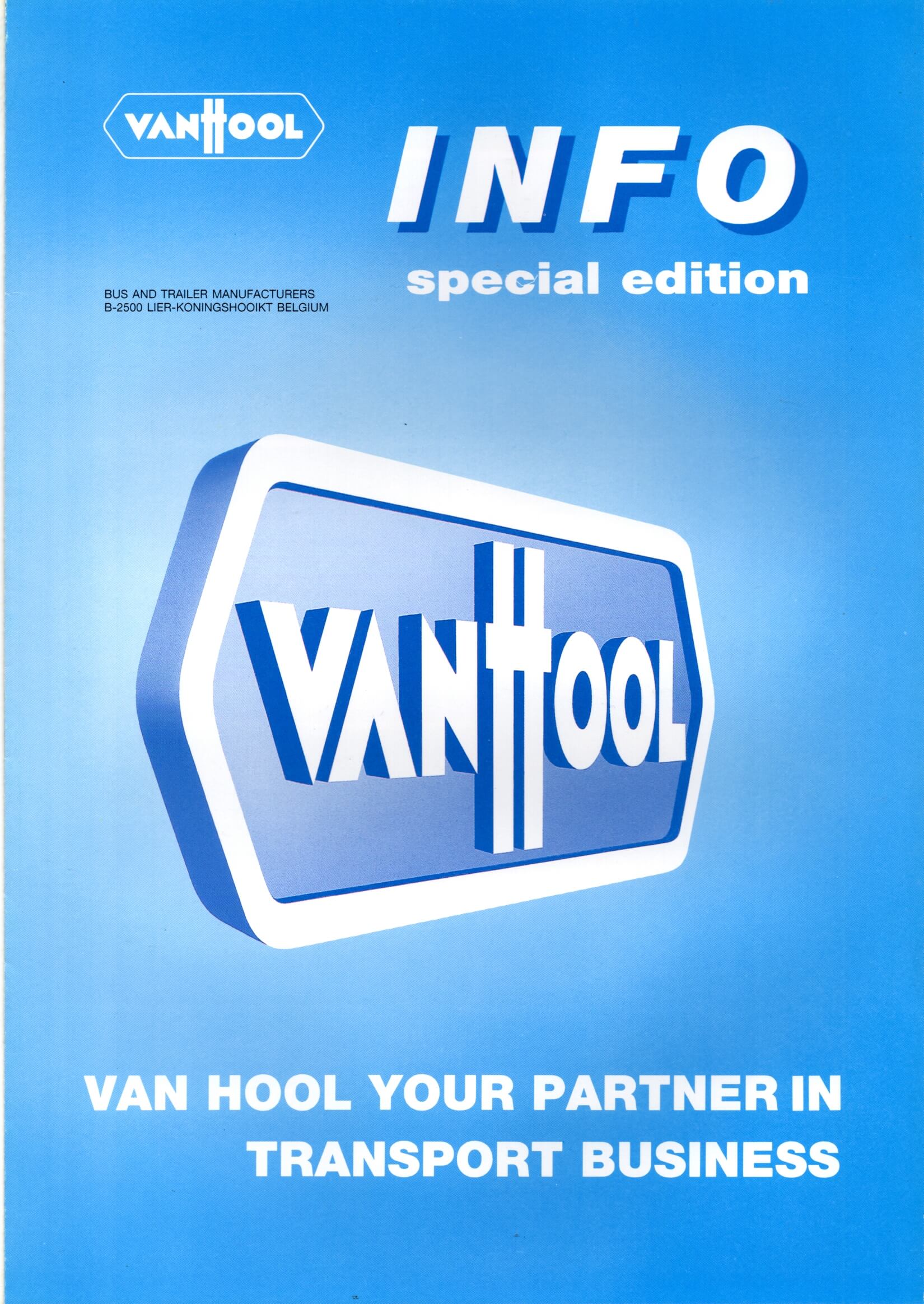 25-2327 Van Hool INFO special edition 1986 - MANUDOC