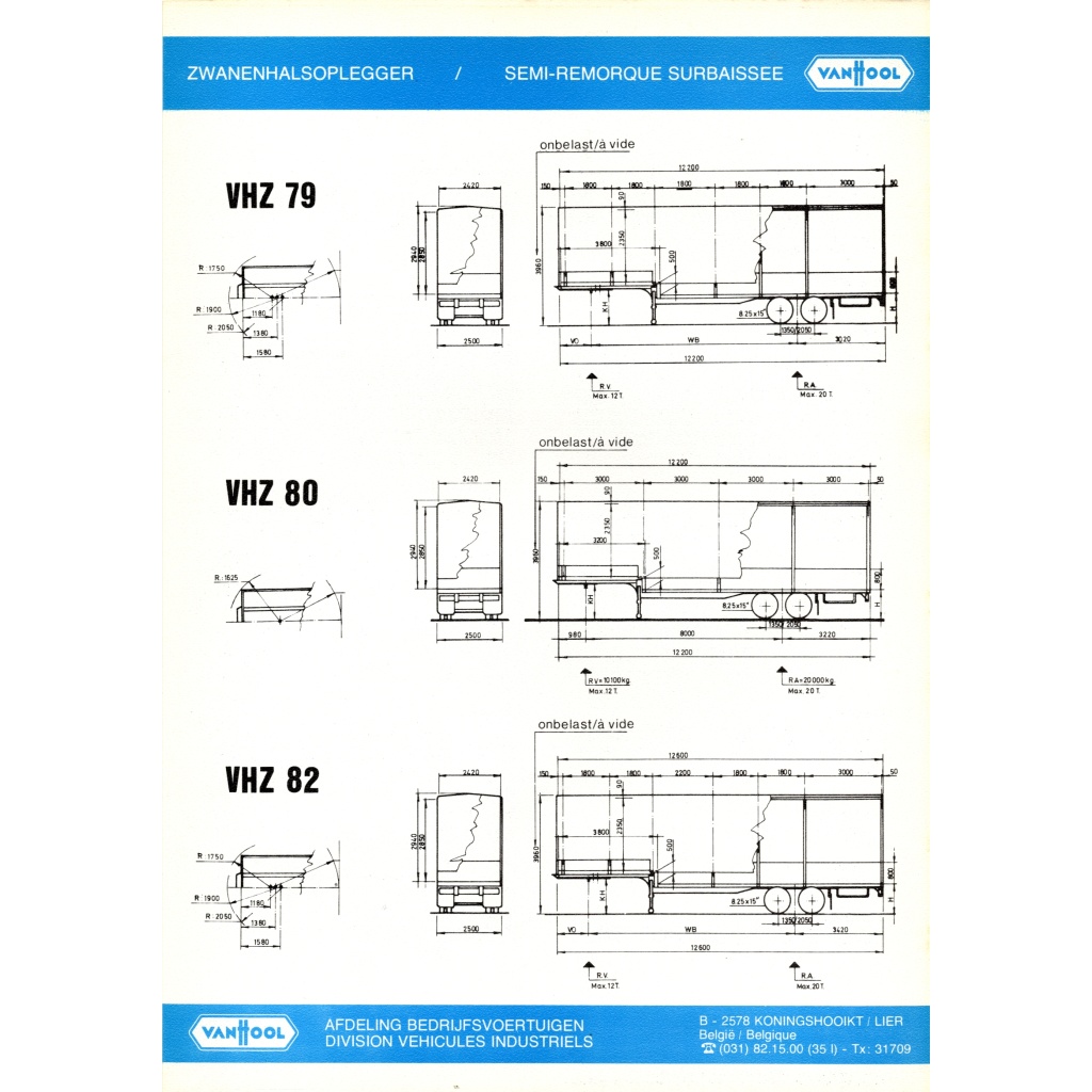 25-2353 Van Hool low-loader - MANUDOC