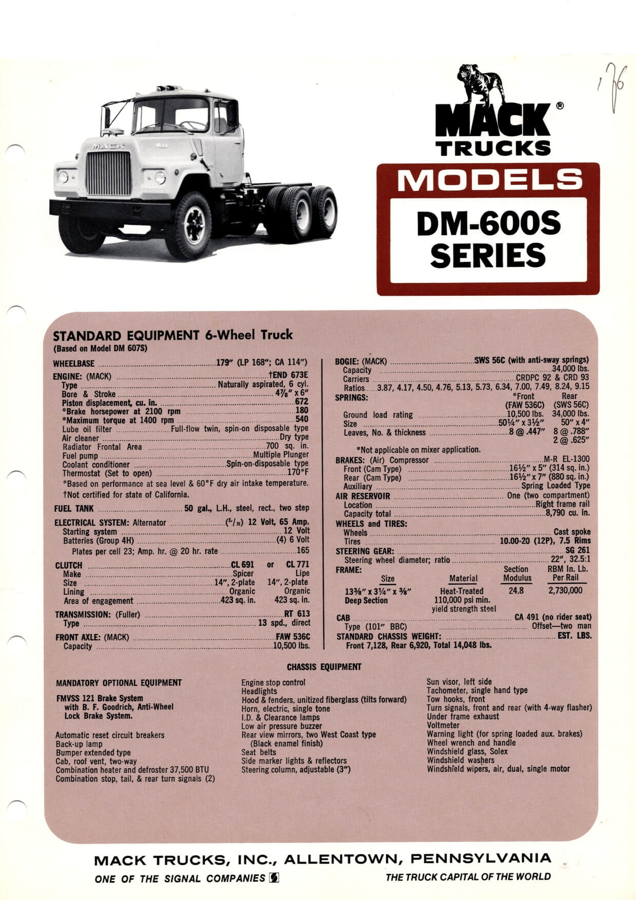 25-3877 Mack DM-600 S - MANUDOC