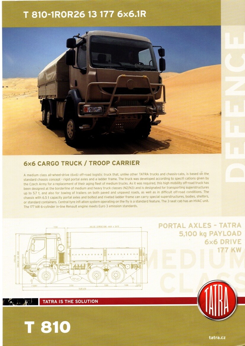 26-0290 Tatra T 810 6x6 - MANUDOC