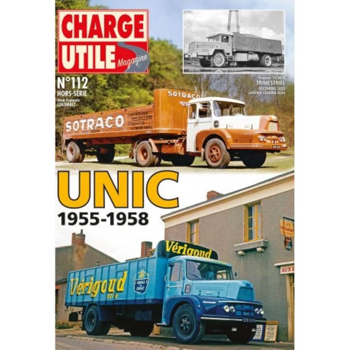 26-0786 Charge Utile HS 112 - Unic 1955-1958 - MANUDOC